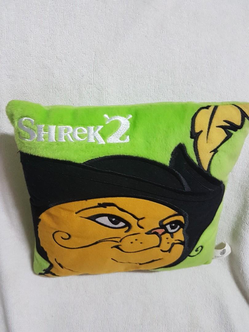 Authentic DreamWorks Shrek Plush Soft Pillow / Cushion, Furniture ...