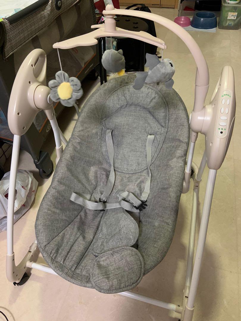 Automatic Baby Rocker - 5 Speeds, Inbuilt Music, Babies & Kids, Infant ...