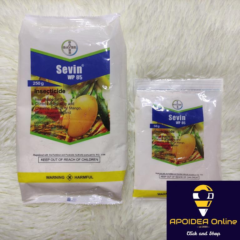 BAYER SEVIN WP85 POWDER (50g) for Plants / ANTI TICK (garapata) AND ...