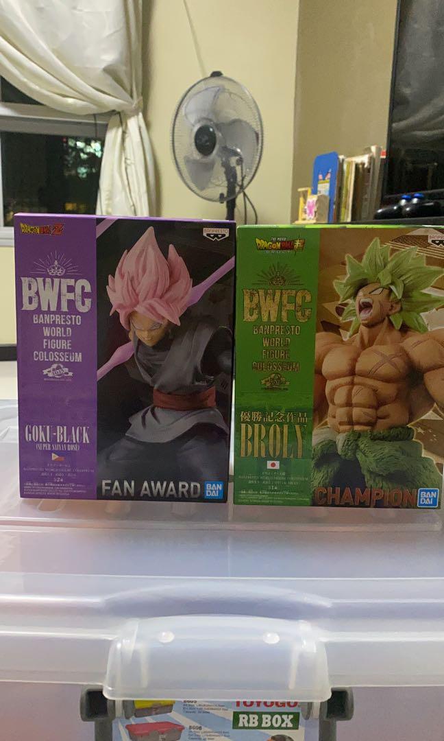 BNIB Banpresto BWFC Super Saiyan Broly and BWFC Super Saiyan Rose Goku ...