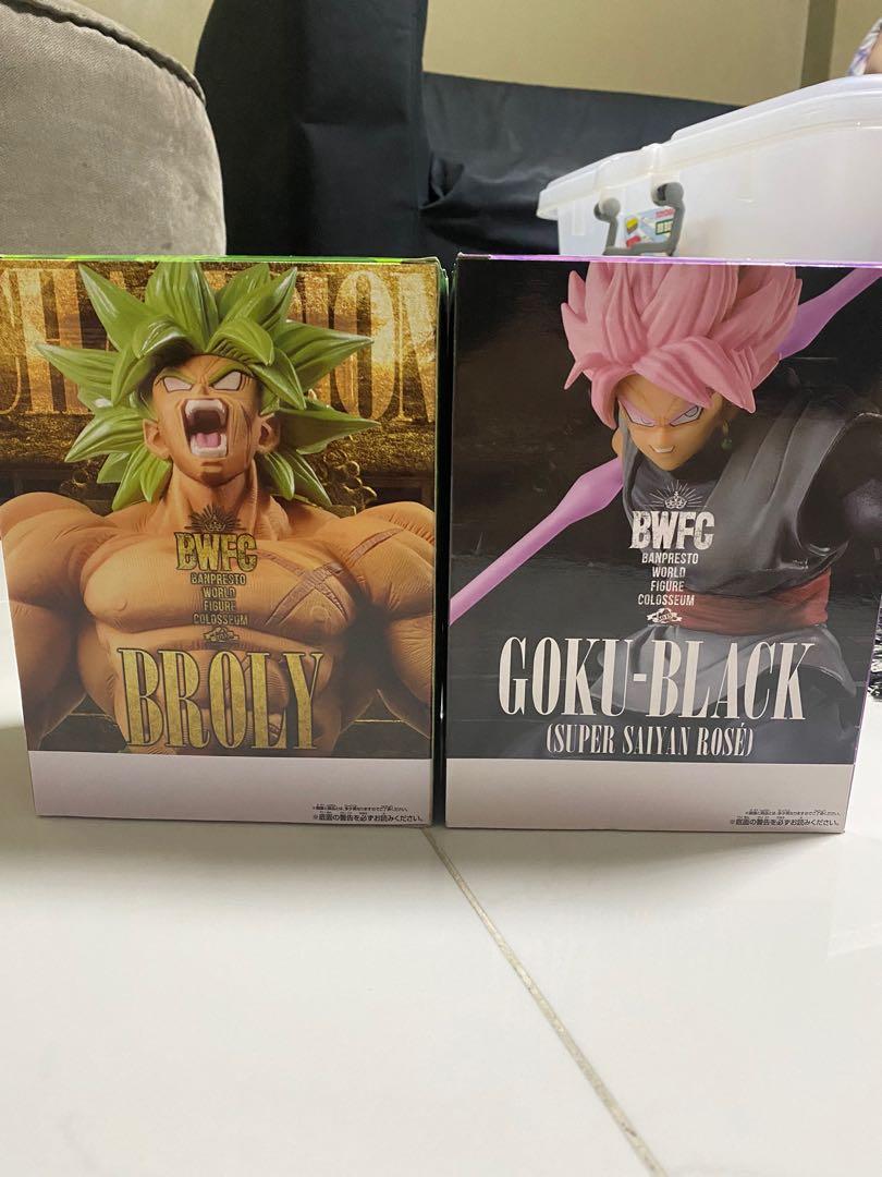 BNIB Banpresto BWFC Super Saiyan Broly and BWFC Super Saiyan Rose Goku ...