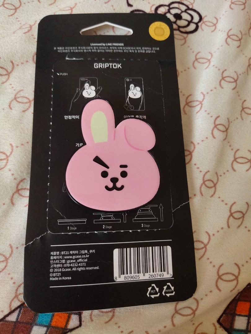 BT21 Official Merch Cooky Griptok, Mobile Phones & Gadgets, Mobile ...