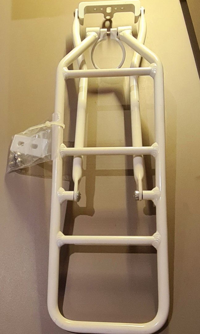 Carryme Rear Rack White, Sports Equipment, Bicycles & Parts, Parts ...