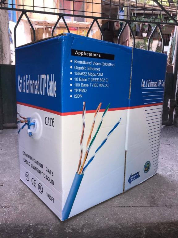 CAT6 ENHANCED UTP CABLE, INDOOR LAN CABLE, PROFESSIONAL NETWORKING ...