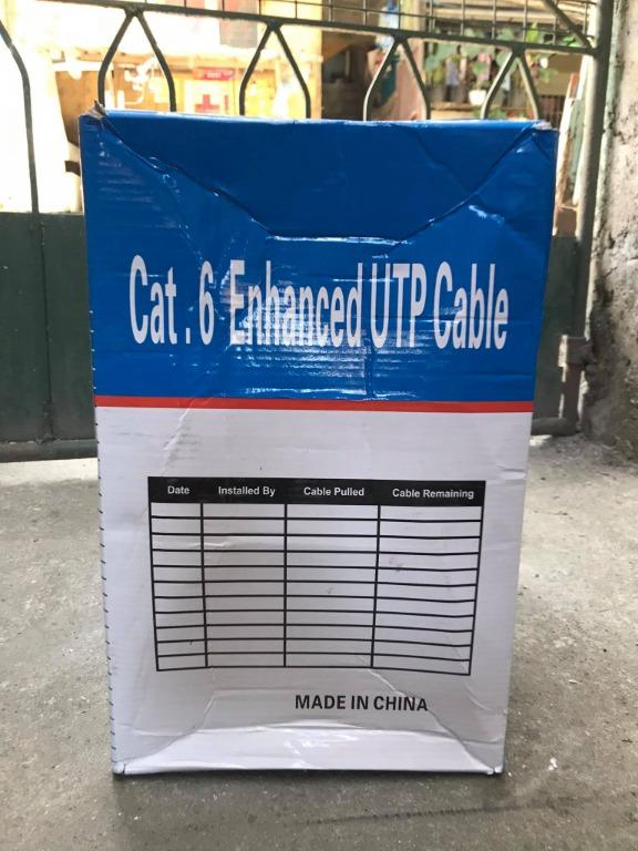 CAT6 ENHANCED UTP CABLE, INDOOR LAN CABLE, PROFESSIONAL NETWORKING ...