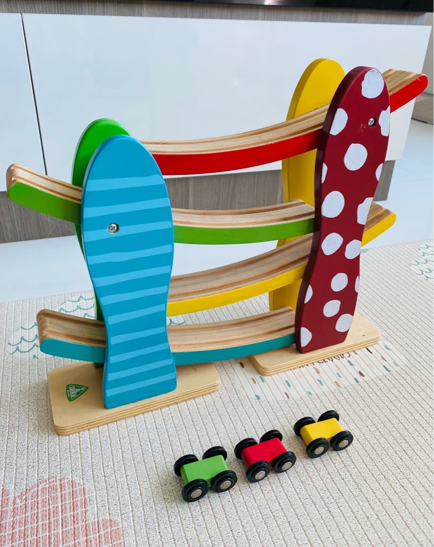 ELC Wooden Click Clack Toy, Hobbies & Toys, Toys & Games on Carousell