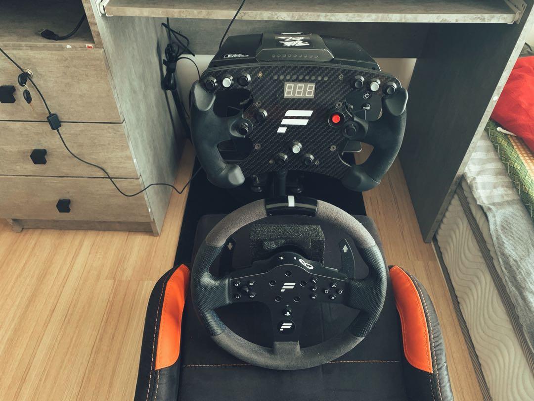 Fanatec CSL Elite Bundle + Clubsport Carbon Formula Wheel, Video Gaming ...