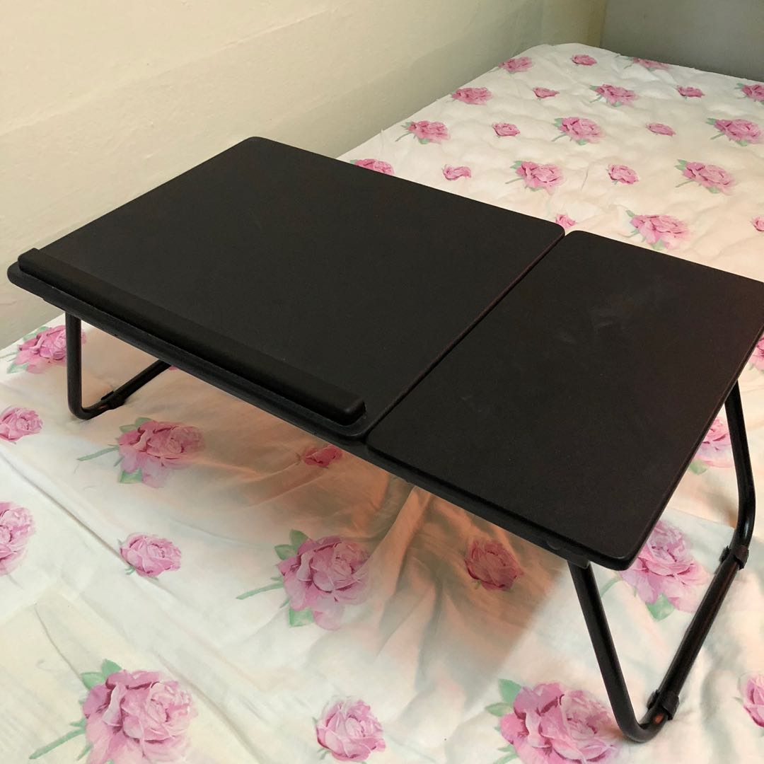 Foldable Table on bed, Furniture, Tables & Chairs on Carousell