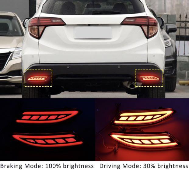 Honda Vezel DRL and Rear Deflector Lights, Car Accessories, Electronics ...