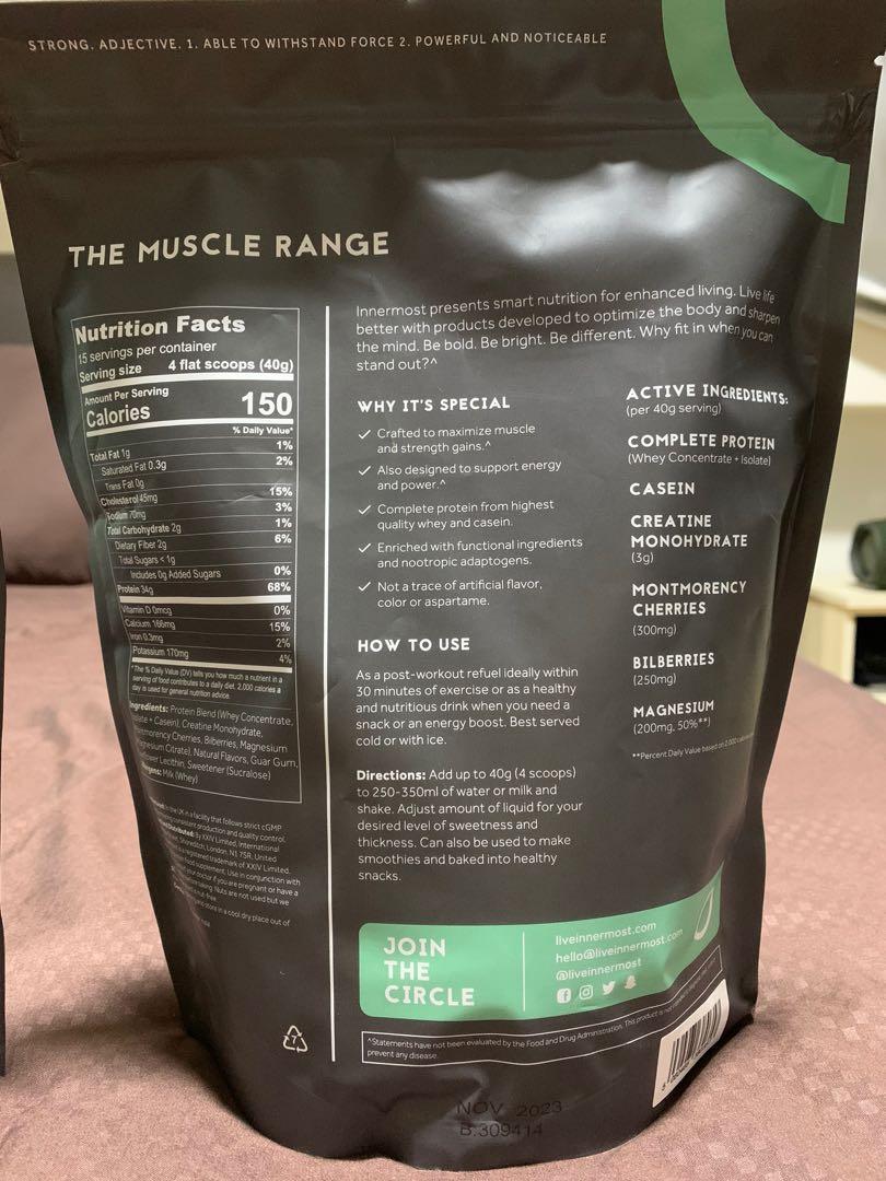 Innermost protein powder / creatine / recovery set (Muscle), Sports ...