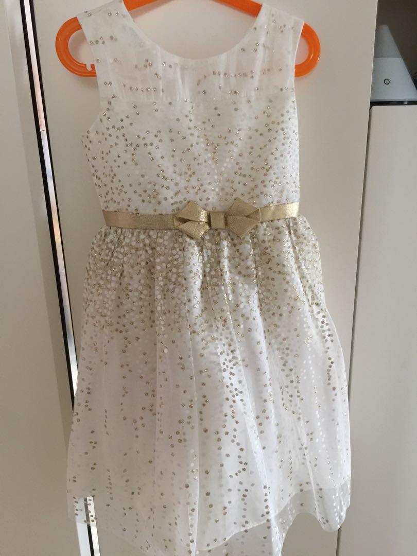 Jona Michelle white dress, 兒童＆孕婦用品, 嬰兒及小童流行時尚 - Carousell