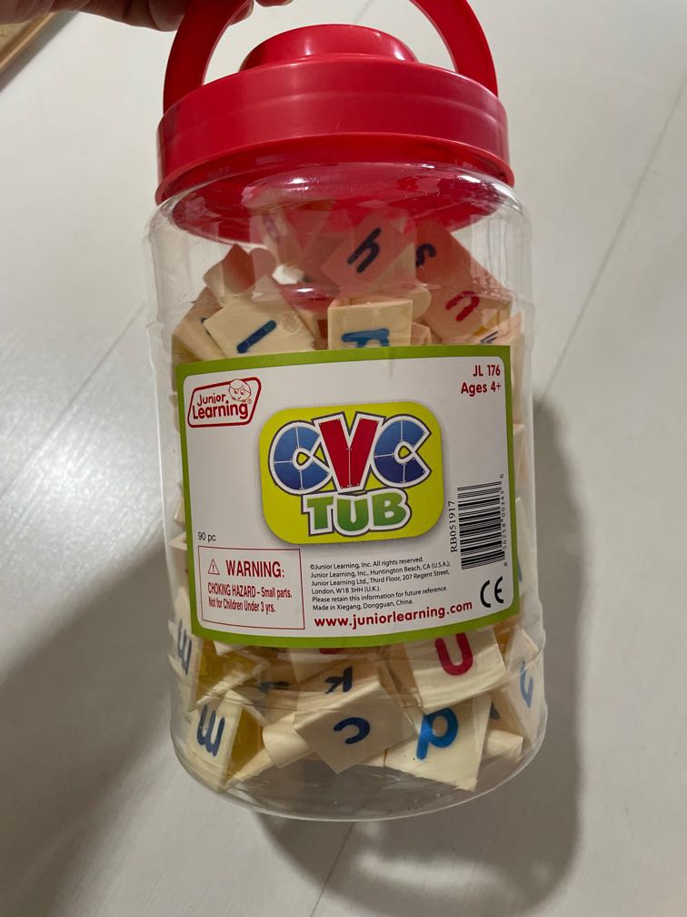 Junior Learning CVC Tub, Babies & Kids, Baby Nursery & Kids Furniture ...