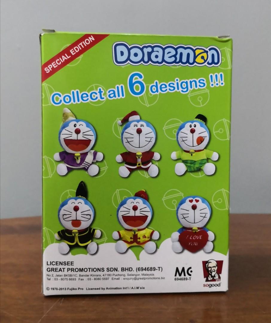 KFC Doraemon special edition doll, Hobbies & Toys, Collectibles ...