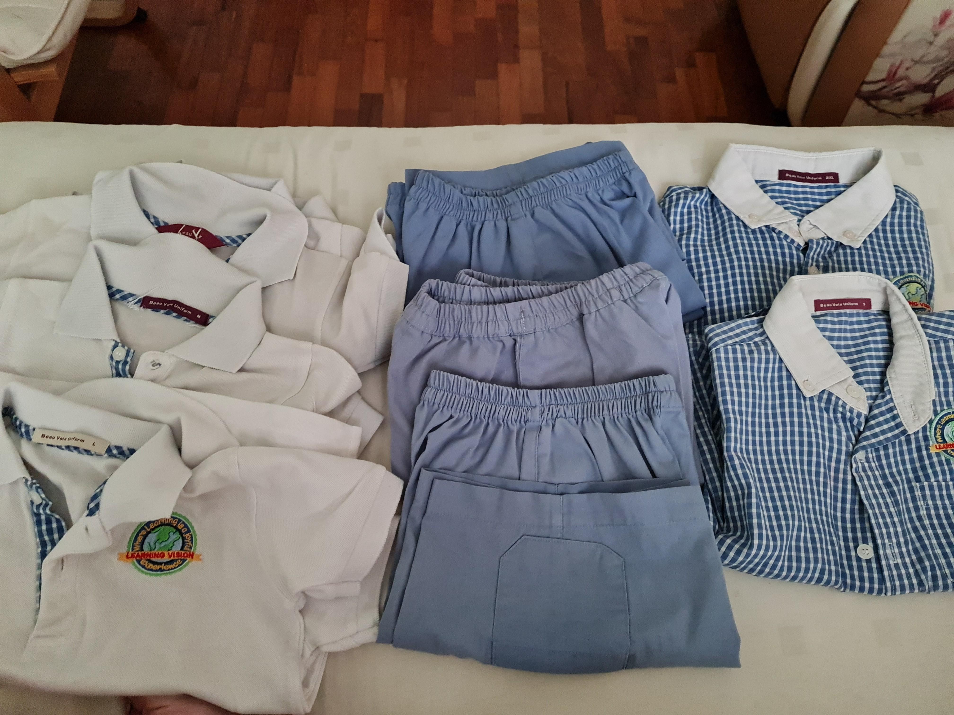 Learning vision school uniform (boys) 4 range of sizes, Babies & Kids ...
