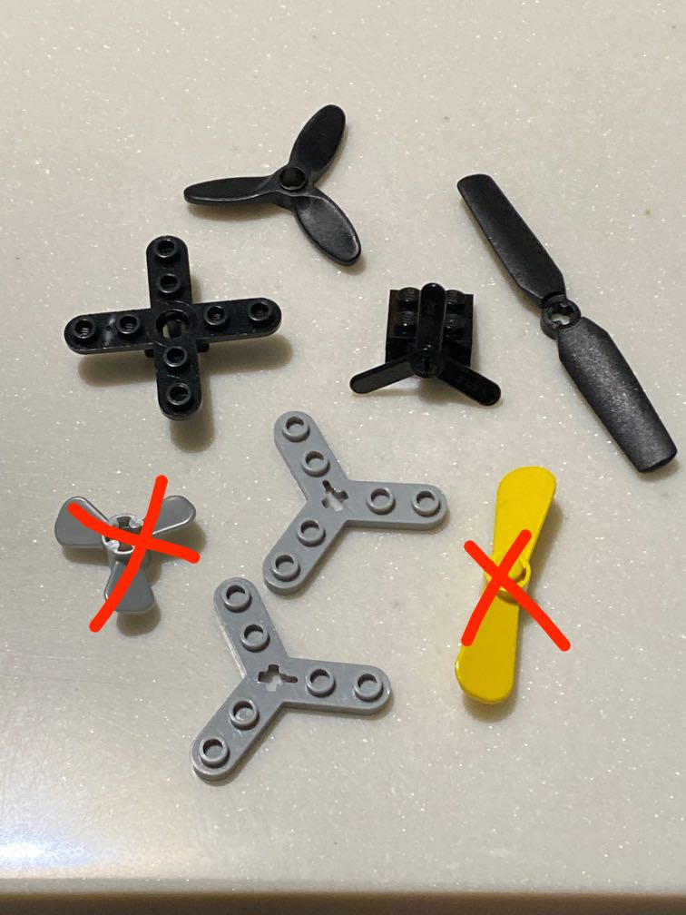LEGO part: propeller blade, Hobbies & Toys, Toys & Games on Carousell