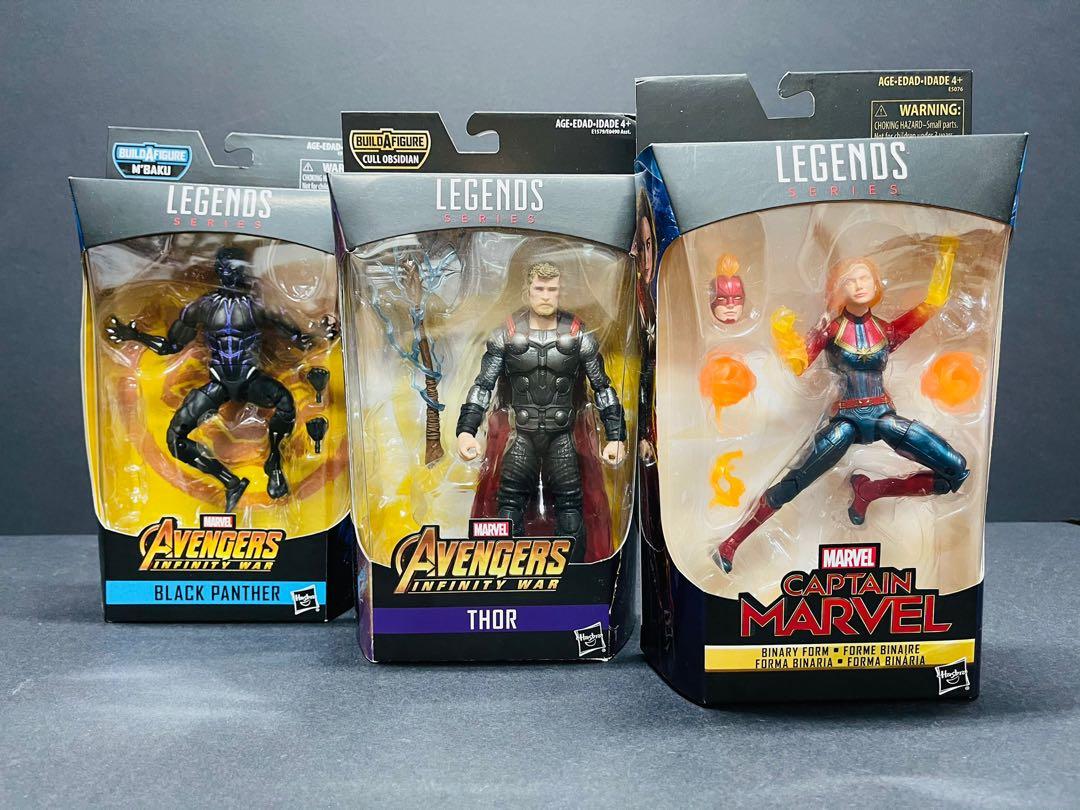 Marvel Legends MCU 6” Action Figures - Starlord, Captain Marvel ...