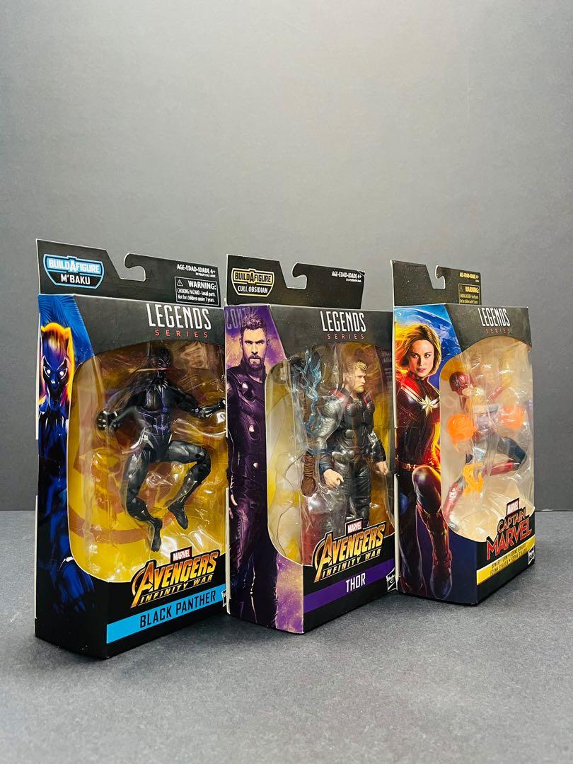 Marvel Legends MCU 6” Action Figures - Starlord, Captain Marvel ...