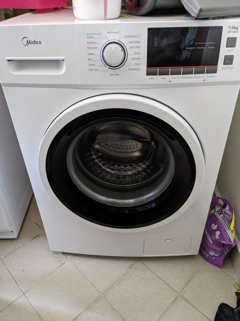 Midea brand, 4month old 7kg, TV & Home Appliances, Washing Machines and ...