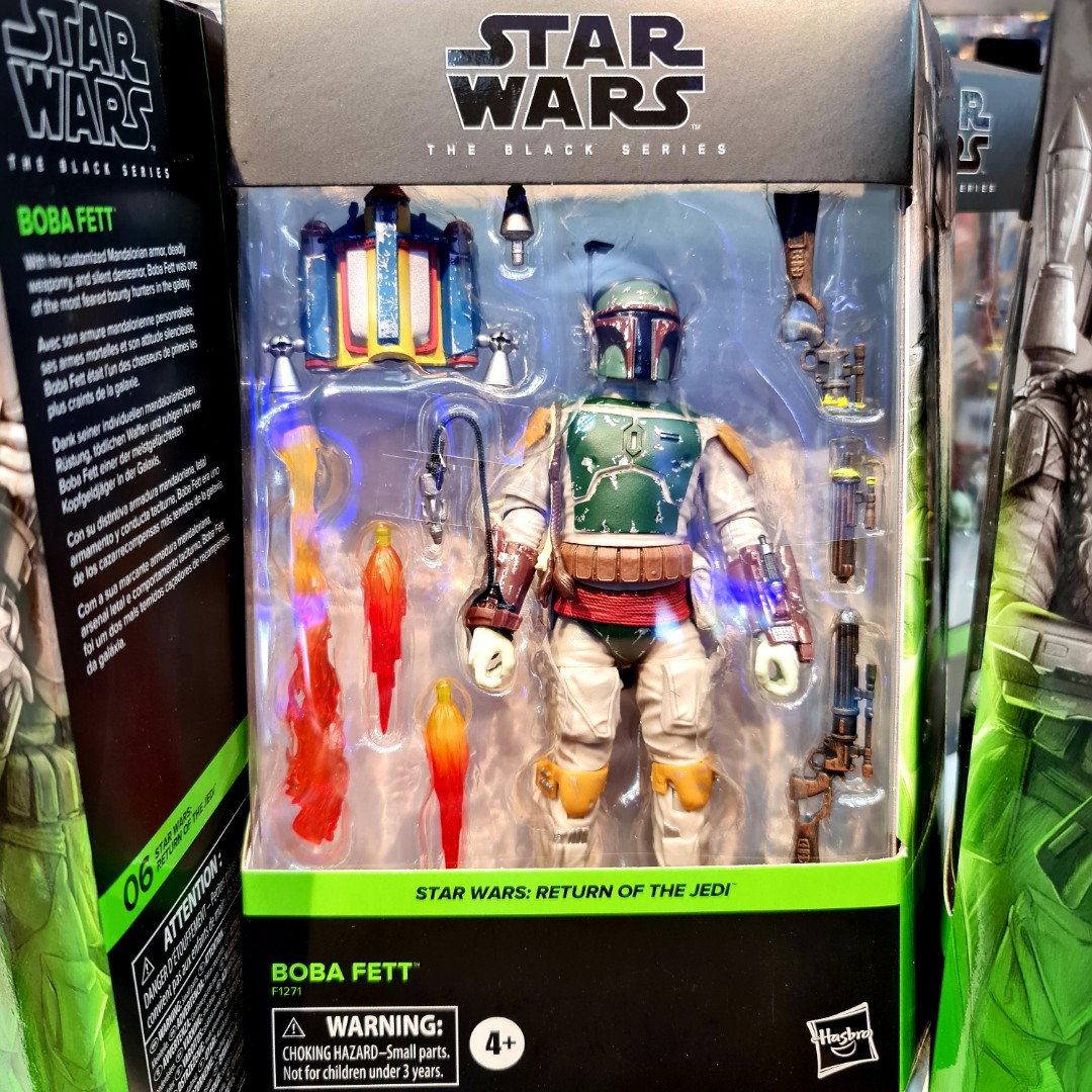 MISB Deluxe Black Series Boba Fett Star Wars Return Of The Jedi ( With ...