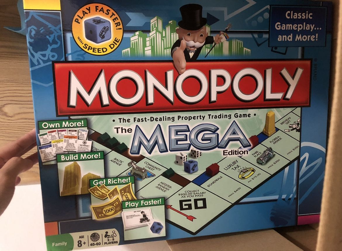 Monopoly The Mega Edition, Hobbies & Toys, Toys & Games on Carousell