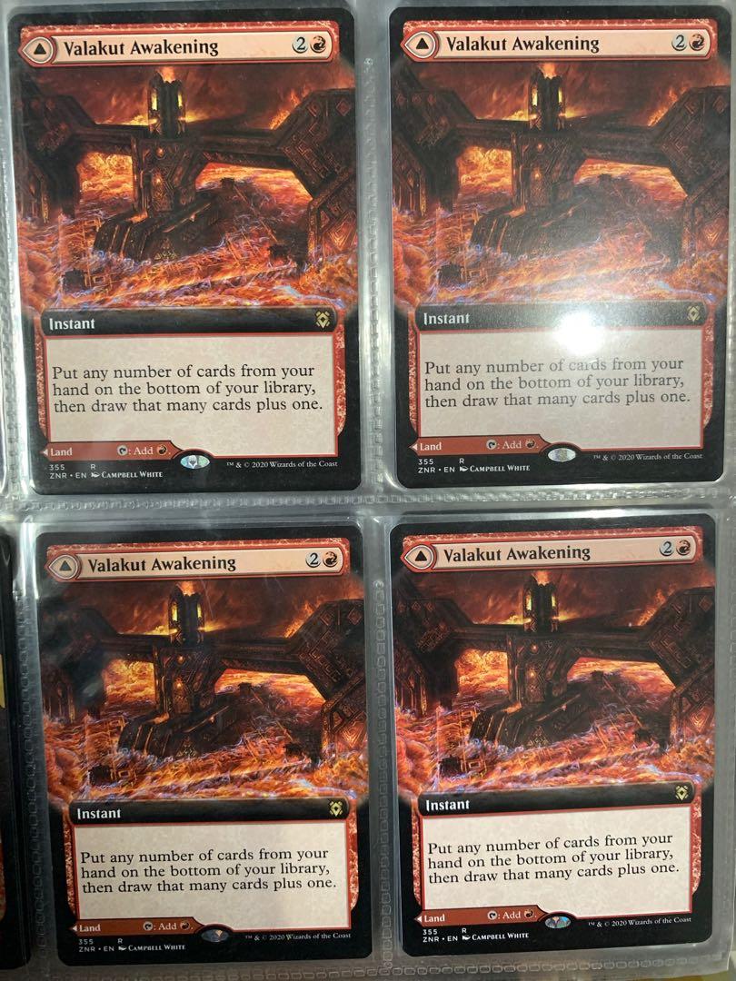 MTG - Valakut Awakening(set) - ZNR - Extended Art - NM, Hobbies & Toys ...