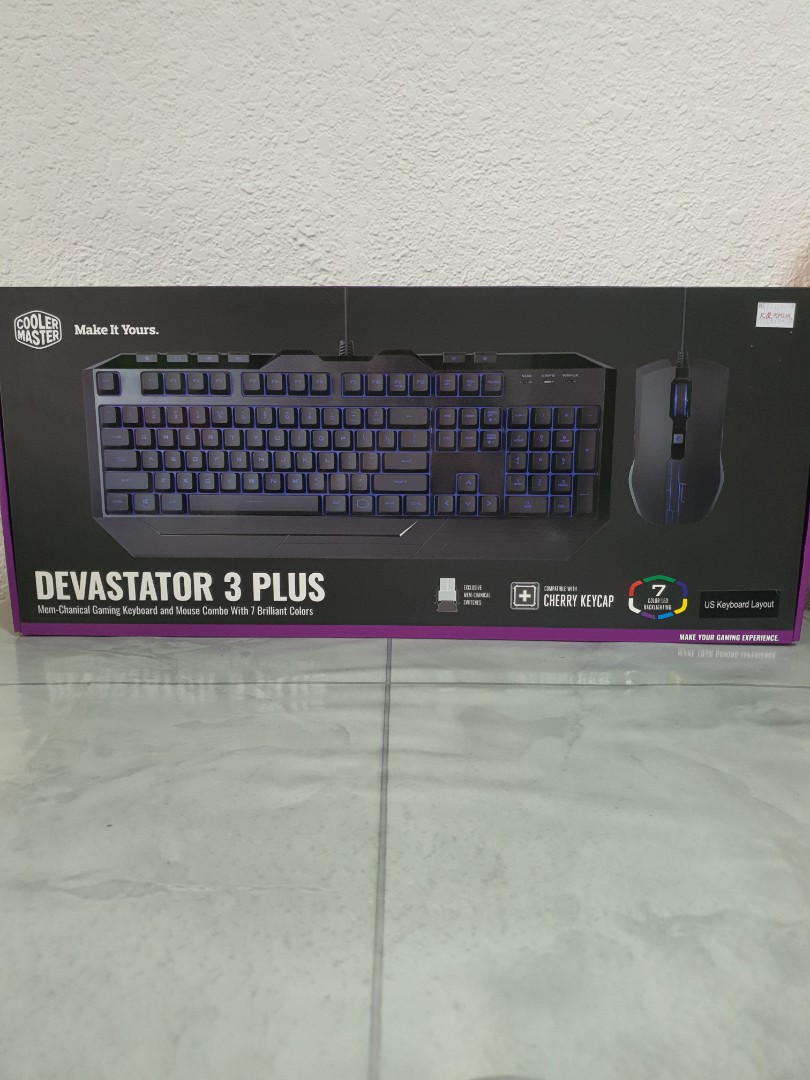 (NEW) Cooler Master Devastator 3 Plus Gaming Keyboard + Mouse ...