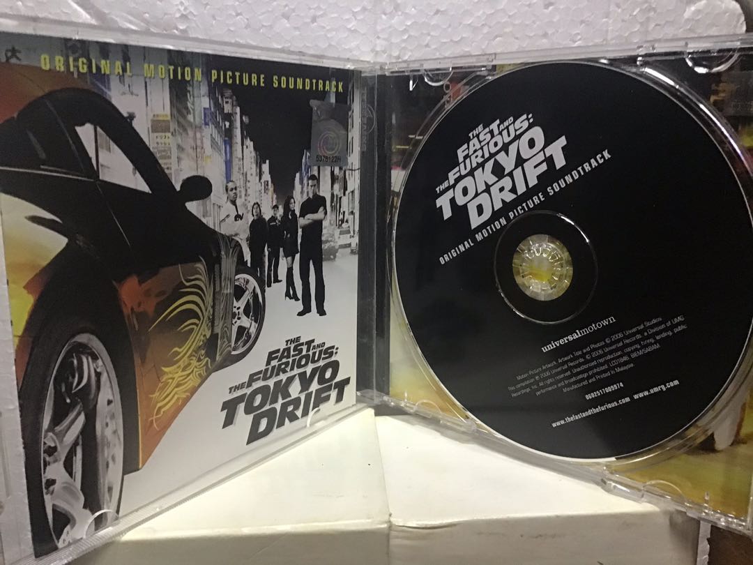 ORIGINAL PRESS Fast and the Furious - Tokyo Drift OST OOP CD Anubis Soundtrack, Hobbies & Toys ...