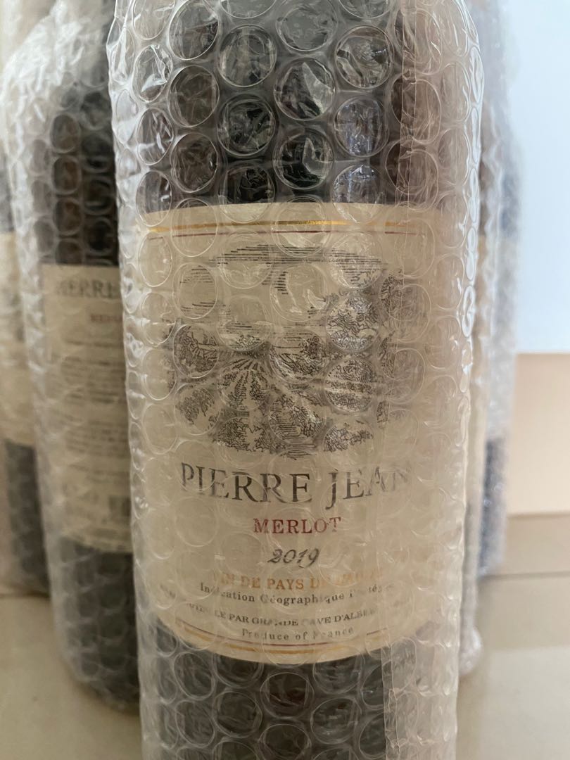 Pierre Jean Merlot 2019 ($18) -Red Wine, Food & Drinks, Alcoholic ...