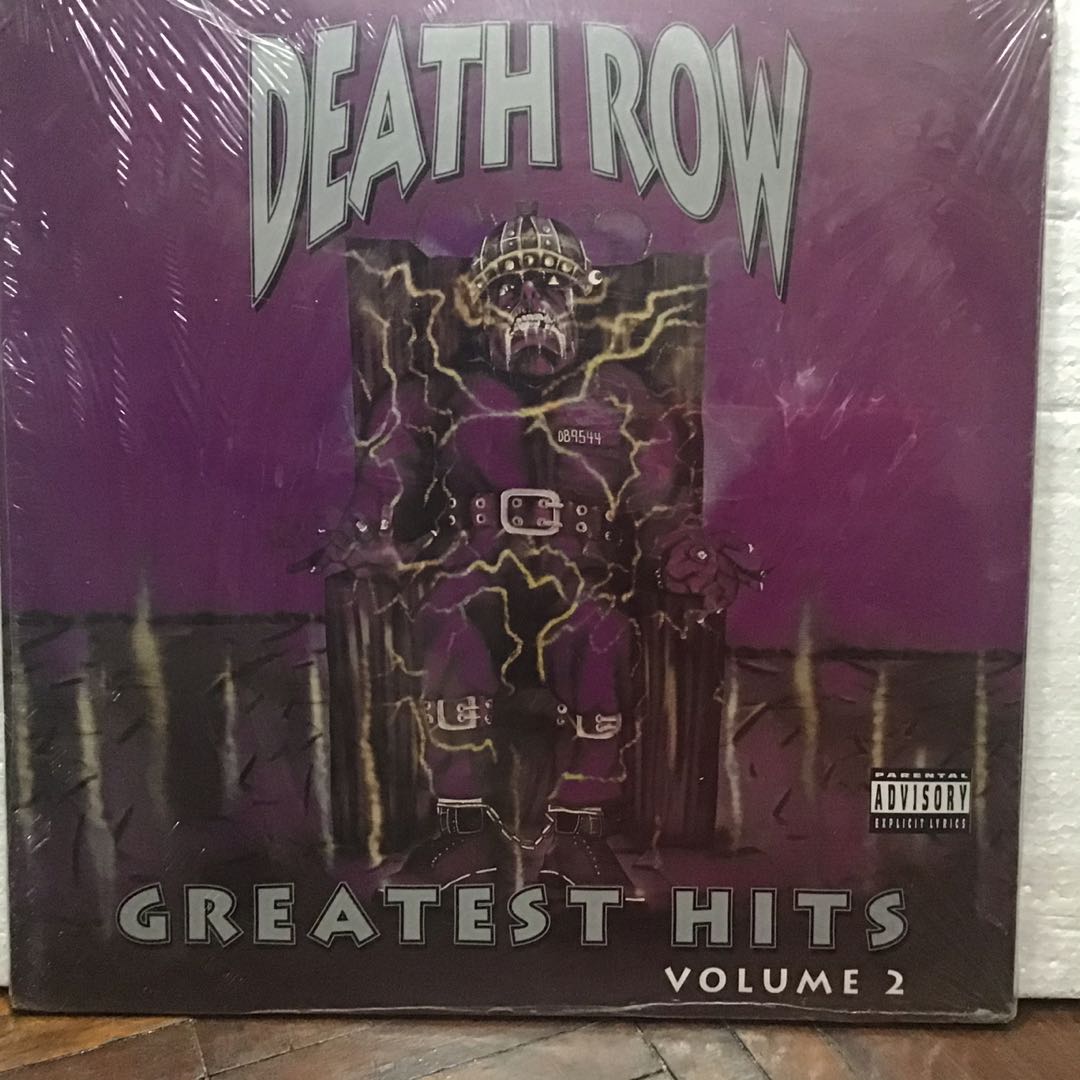 2x LP Death Row Greatest Hits vol 2 - Tupac Snoop Dogg Dr Dre OOP ...