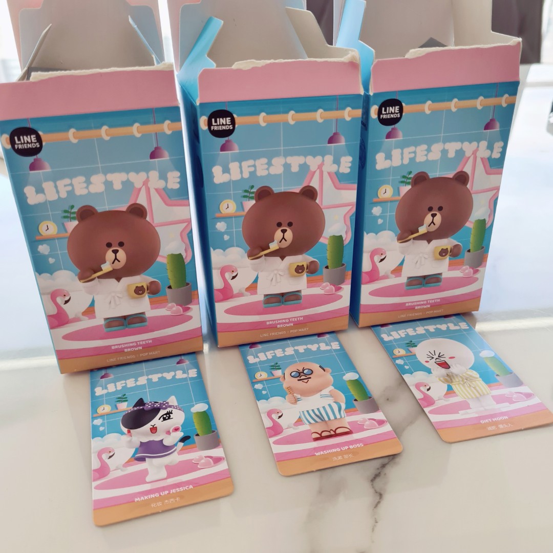 Popmart Line Friends Lifestyle - Making Up Jessica, Hobbies & Toys ...