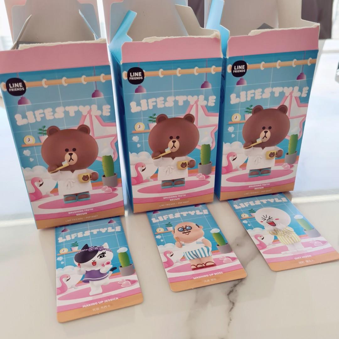 Popmart Line Friends Lifestyle - Making Up Jessica, Hobbies & Toys ...