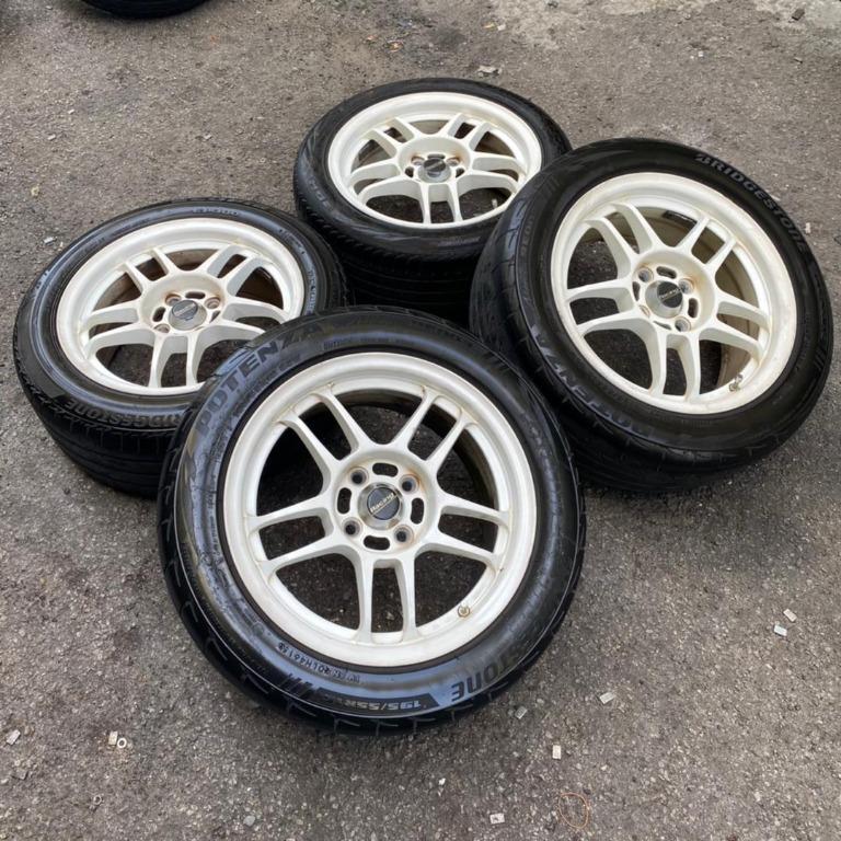 Racing Hart 15 inch sport rim Axia tyre 70%, Auto Accessories on Carousell