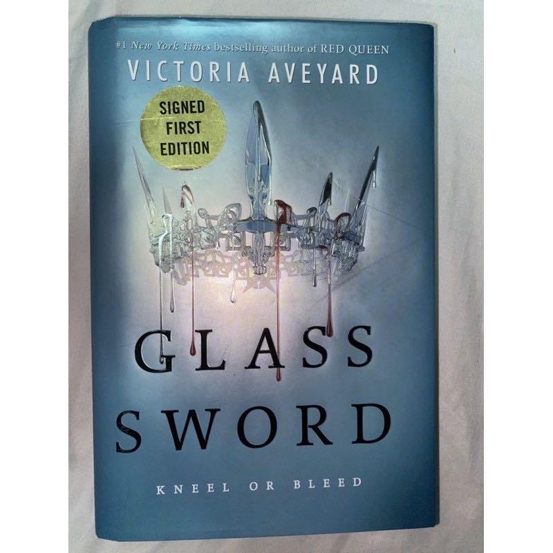 SIGNED HARDCOVER Glass Sword (Red Queen Series) by Victoria Aveyard ...