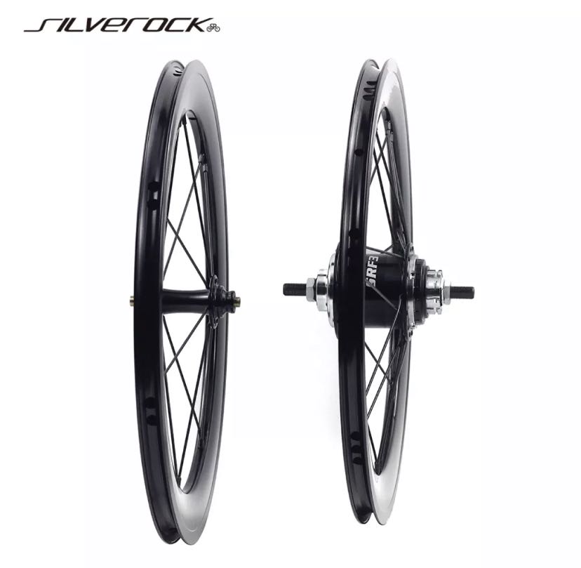 Silverock Alloy Wheels 16” 349 wheelset with SRF3 Hub for Brompton ...