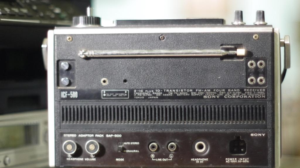 Sony ICF-500 Vintage Transistor Radio, Audio, Other Audio Equipment on ...