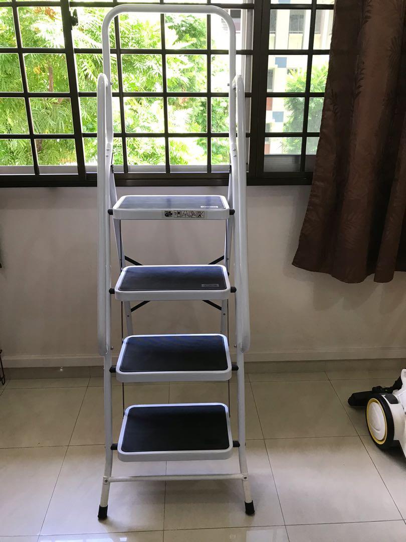 Step Ladder, sturdy & stable, under used, Furniture & Home Living ...