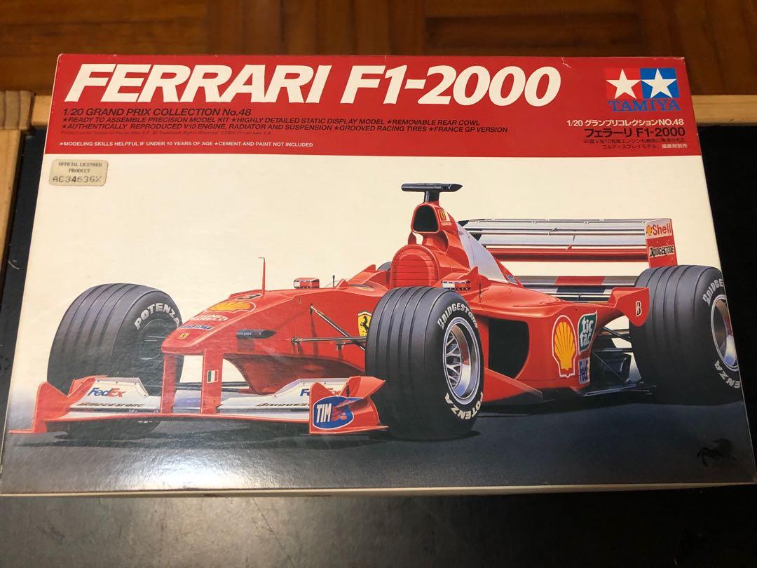 Tamiya 雙星模型車2盒 Ferrari F1-2000, Jaguar XJR-9LM 請細閱內容, 興趣及遊戲, 玩具 & 遊戲類 ...