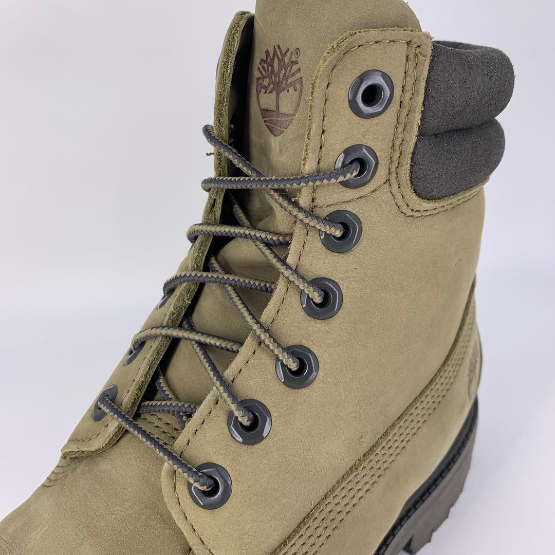 Timberland Olive Boots, Men's Fashion, Footwear, Boots on Carousell