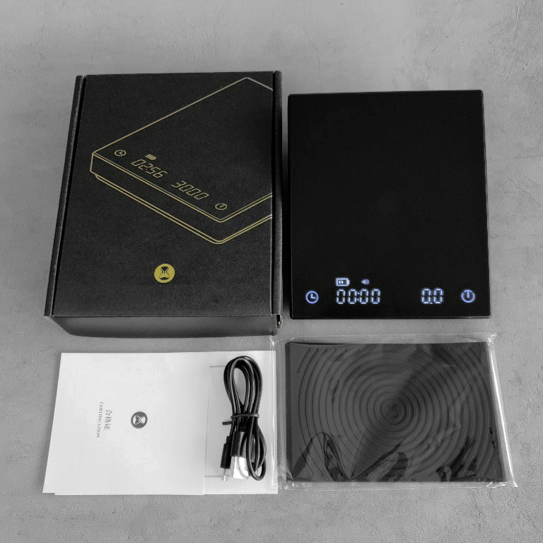 Timemore Scale (2021) Basic Plus Black Mirror w/ Timer 0.1g/2kg for ...