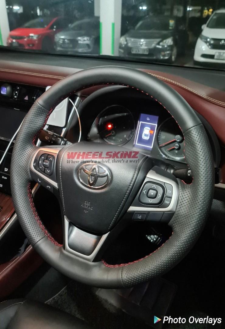 Toyota Harrier steering wheel wrap by wheelskinz, Car Accessories ...