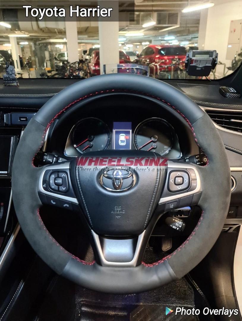 Toyota Harrier steering wheel wrap by wheelskinz, Car Accessories ...