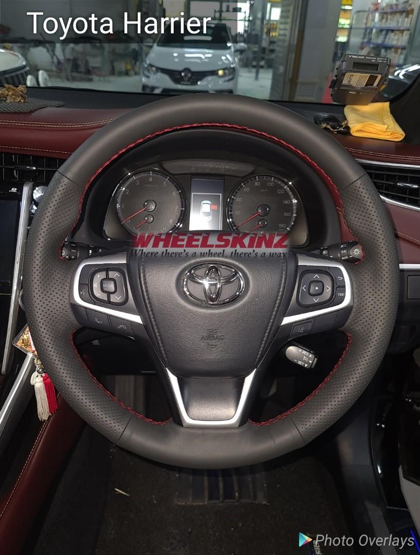 Toyota Harrier steering wheel wrap by wheelskinz, Car Accessories ...
