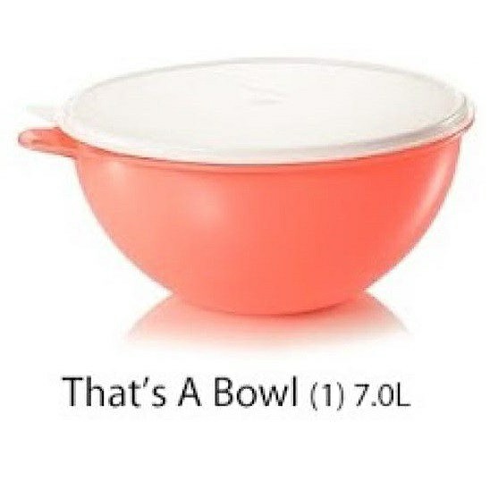 Tupperware 7L That's A Bowl Large Round Mixing Container, Furniture ...