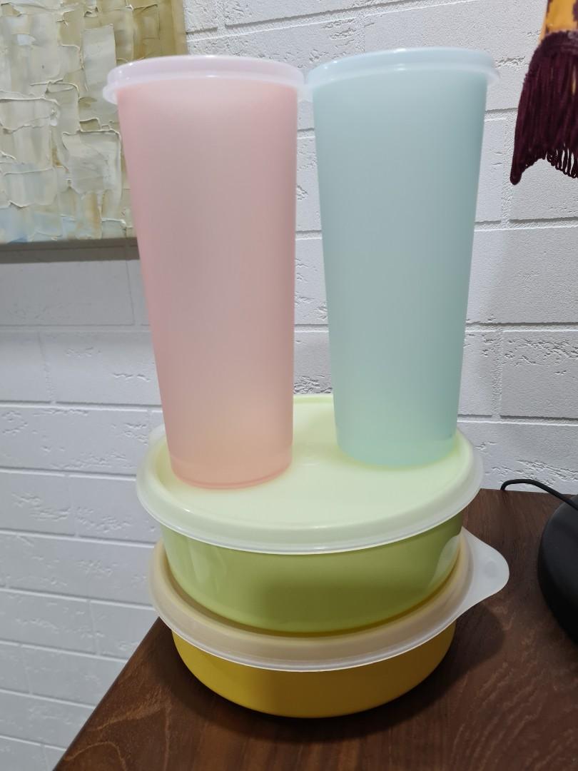 Tupperware container. Like new. Spring colour!!, Furniture & Home ...