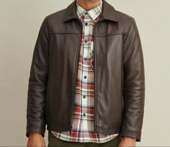 Wilson's LW Leather Thinsulate Brown Bomber Jacket, Men's Fashion ...