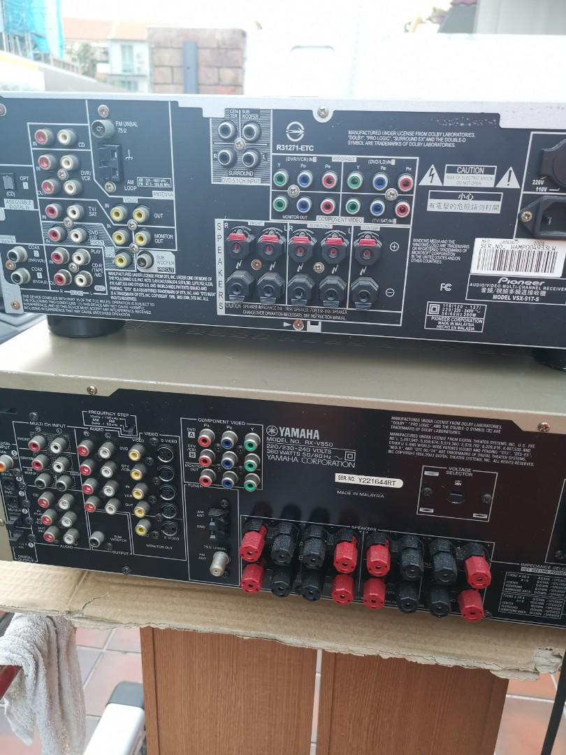 Yamaha PIONEER AMPLIFIER +Techwood Speakers, Audio, Soundbars, Speakers ...