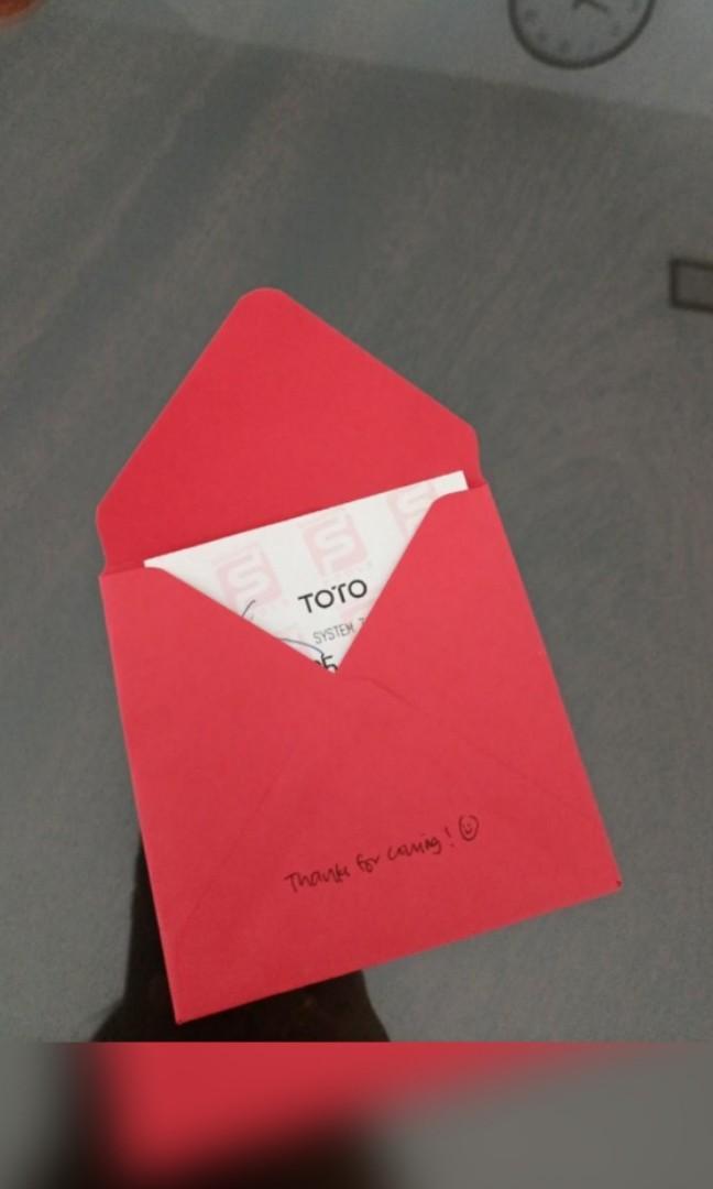10cm x 10cm Red Square Envelopes, Hobbies & Toys, Stationery & Craft ...