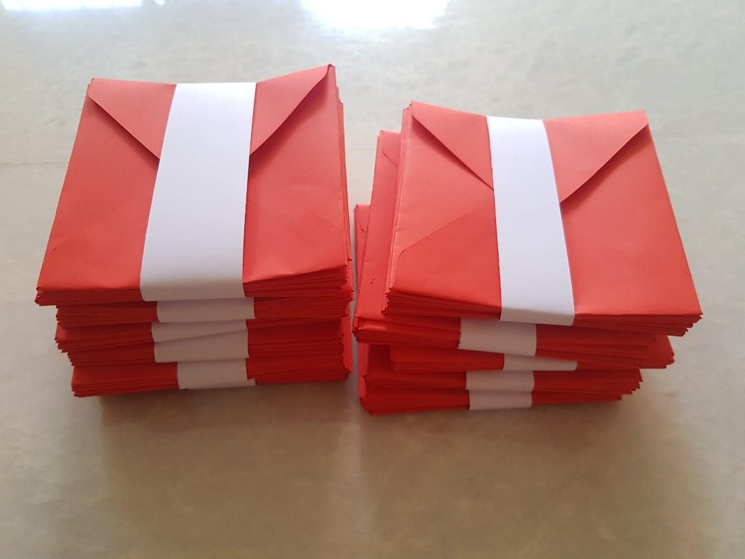 10cm x 10cm Red Square Envelopes, Hobbies & Toys, Stationery & Craft ...