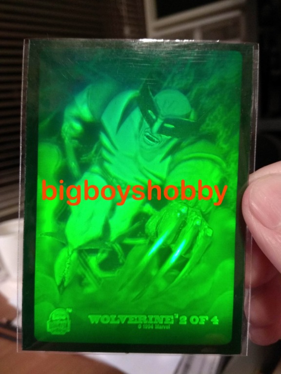 1994 Fleer Marvel Universe Series 5 Wolverine 3D Hologram Card 2 of 4 漫 ...