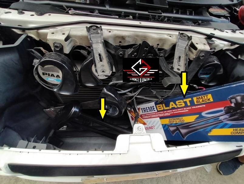 2016 to 2023 Toyota Fortuner Xtreme Blast horn with compressor Truck ...